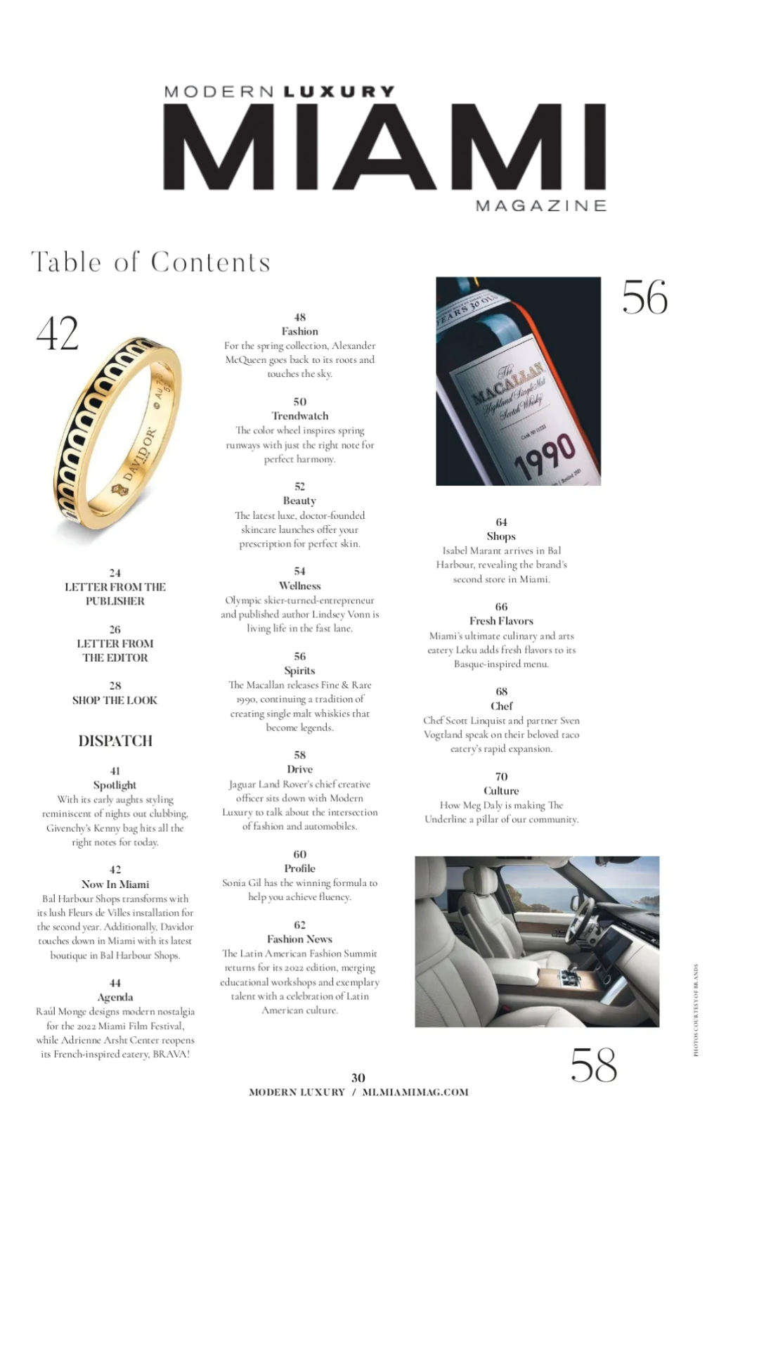 Miami Magazine - March 2022 – DAVIDOR