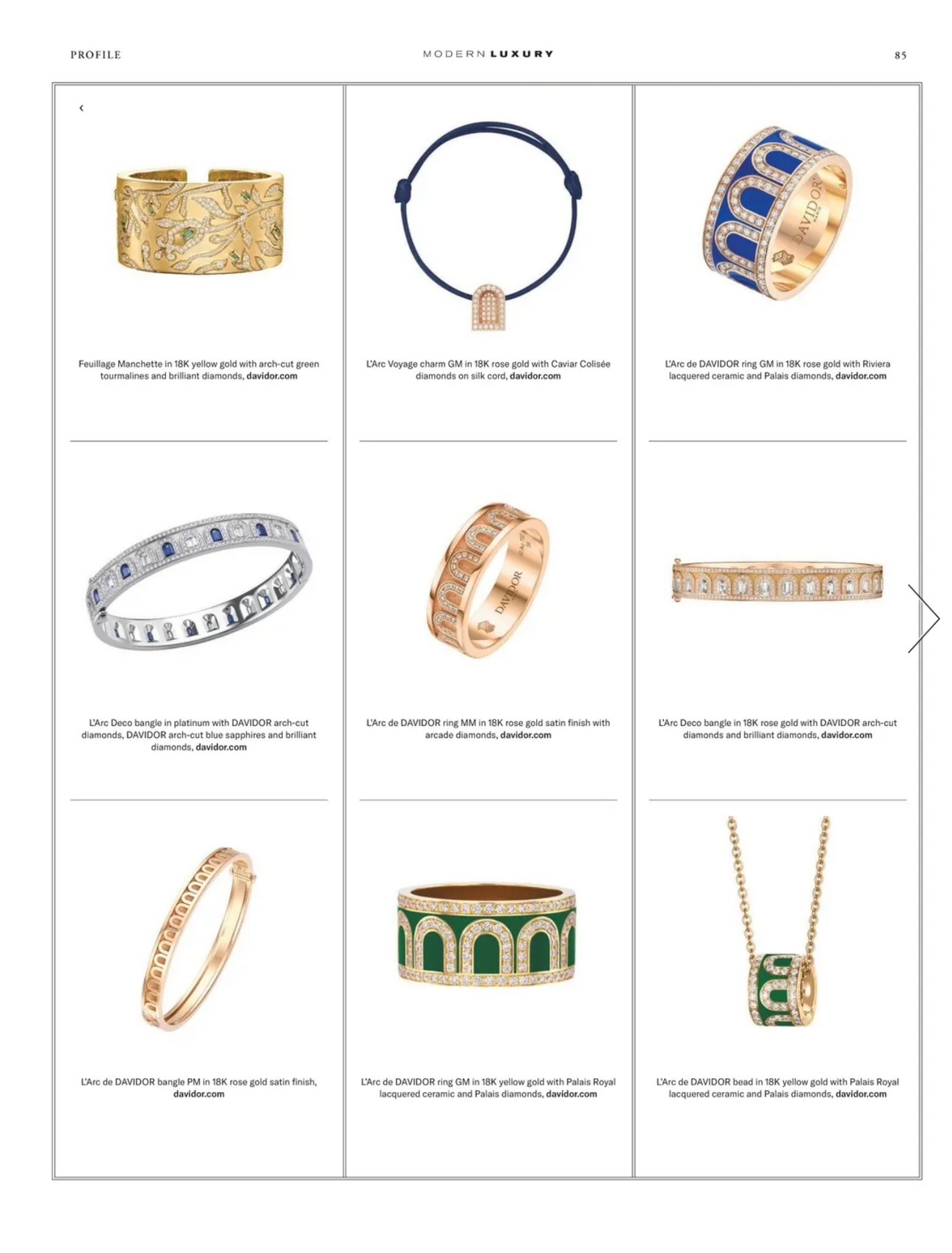 Ocean Drive Magazine – DAVIDOR