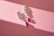 Arch Florale High Jewelry Earrings, 18k White Gold with DAVIDOR Arch C