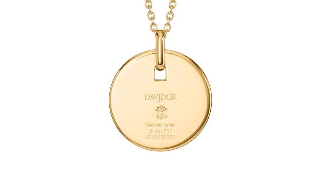 L'Arc de DAVIDOR Ring GM, 18k White Gold with Minuit à Paris Lacquered